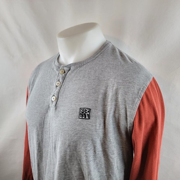 The Hundreds | Shirts | The Hundreds Shirt Mens Large Gray Orange ...